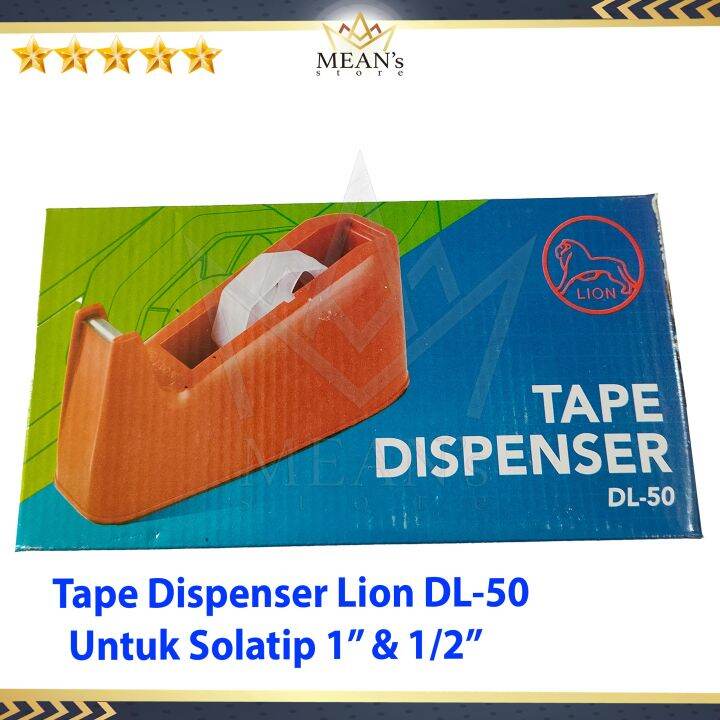 Tape Dispenser Lion DL-50 / Pemotong Isolasi DL 50 / Alat Potong ...