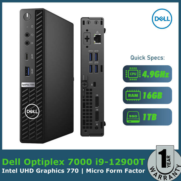 Intel Core I9-12900T│16GB DDR4 RAM│1TB SSD│Dell Optiplex Micro Form ...