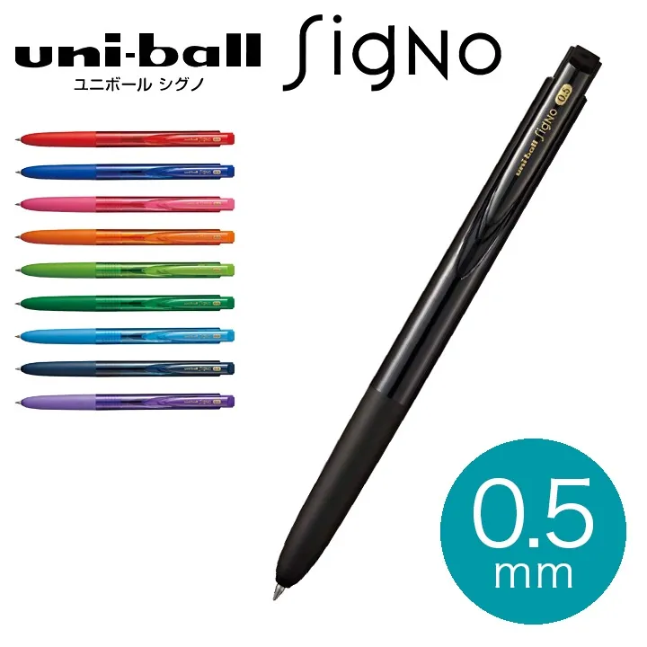 Uni Ball Signo RT1 0.5 mm Gel Ballpoint Pen UMN-155 | Lazada Indonesia