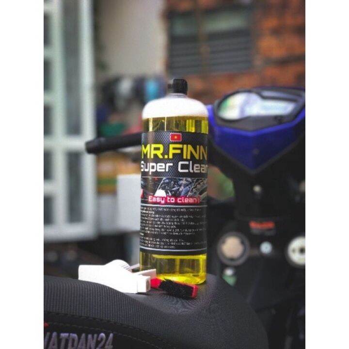 Dung dịch vệ sinh dầu mỡ, tẩy rửa dầu nhớt mr.finn super clean vệ sinh nhông sên dĩa mr finn mr ...