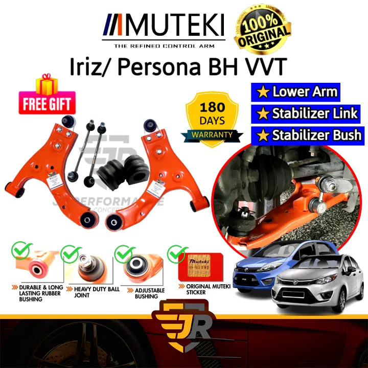 Muteki Lower Arm / Stabilizer Link / Stabilizer Bush Muteki Iriz Muteki Persona Vvt Lower Arm ...