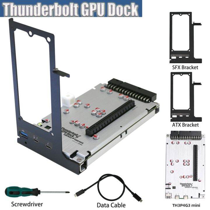Thunderbolt GPU Pcie 16X Video Card Dock Laptop To External Graphic ...