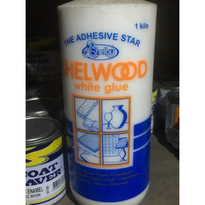 shelby shelwood white glue the adhesive star for bonds paper | Lazada PH