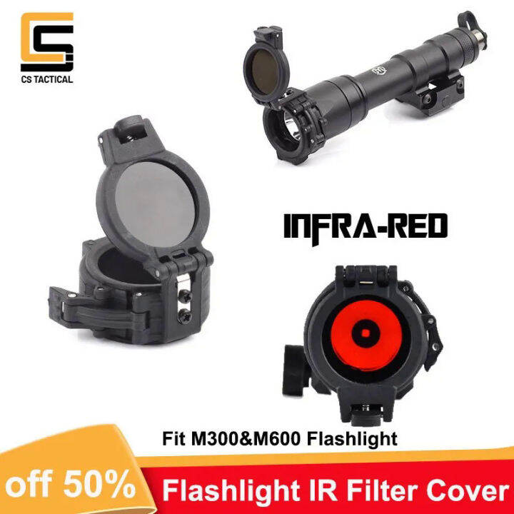 Wadsn Flashlight IR Fitter Cover for Tactical for M600 M300 Surefir IR ...