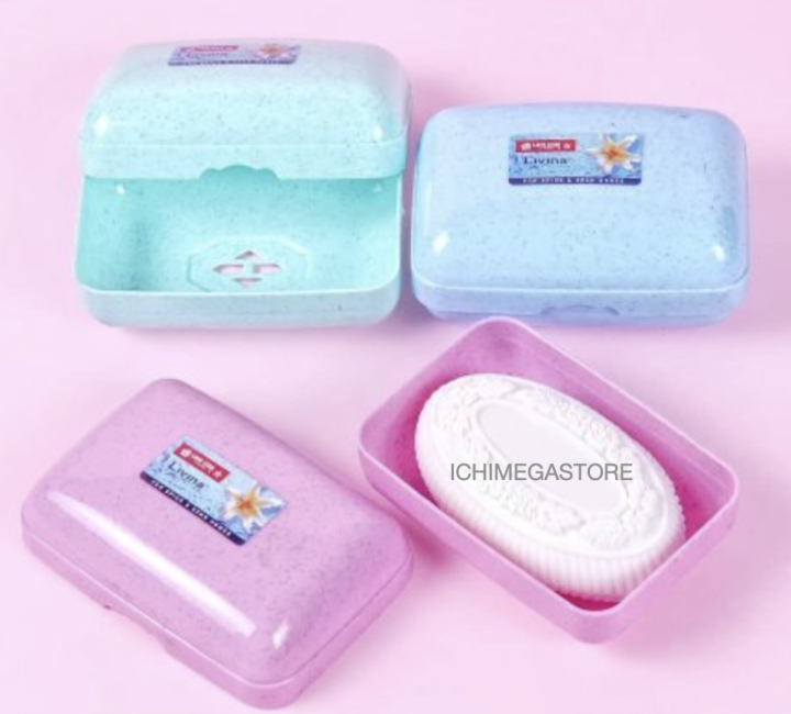 Tempat Sabun Mandi Batang dan Tutup Soap Bar Dispenser Kotak Sabun ...