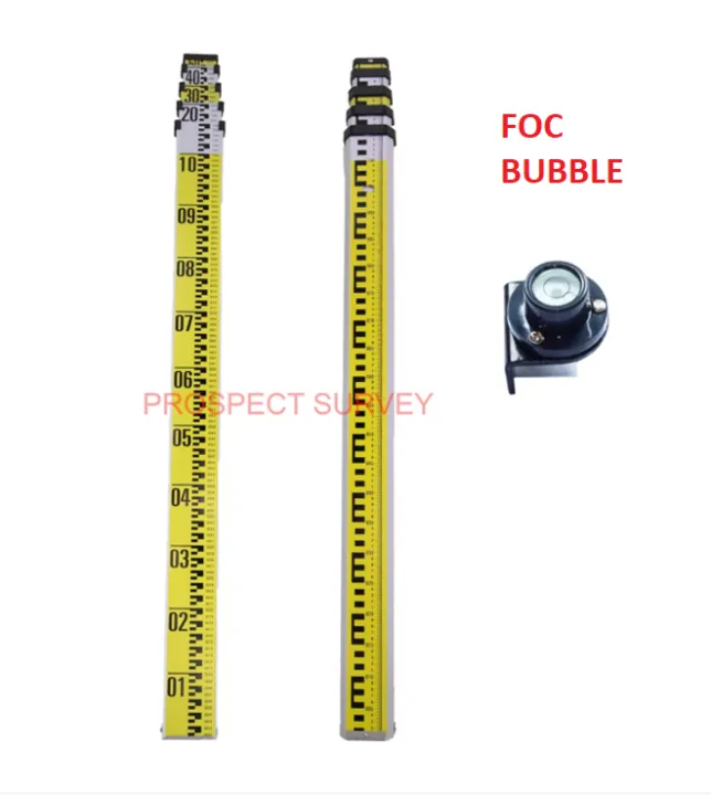 5 Meter 7 Meter Levelling Staff /Leveling Staff /Survey Staff /Aluminum ...