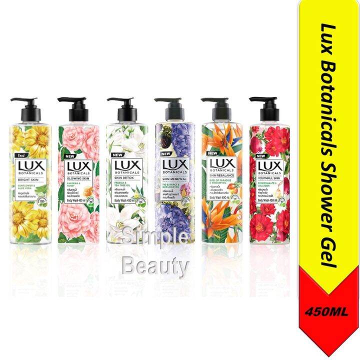 Lux Botanicals Natural Flower Shower Gel ,450ml | Lazada Singapore