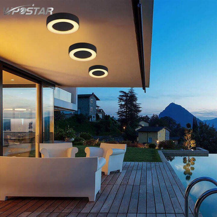 Outdoor Ceiling Lamp Balcony Lampu Siling LED Corridor Bathroom Ceiling ...