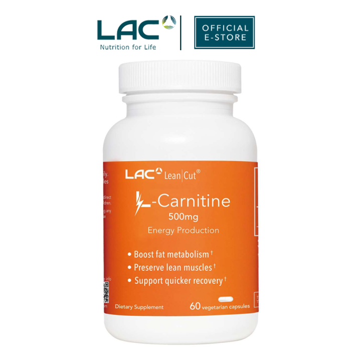 LAC LEANCUT L-Carnitine 500mg (60 vegetarian capsules) | Lazada Singapore