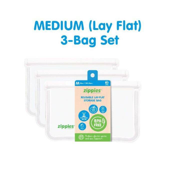 Zippies Reusable Lay Flat Bags OP | Lazada PH