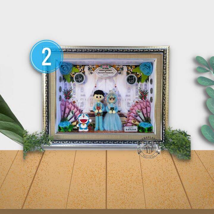 Mahar Simbolis Pernikahan Pengantin Modern Bonekaflanelku Frame 3D ...