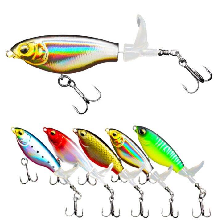 CHIPLY 1ชิ้น7.5เซนติเมตร/6.5กรัมใบพัดเหยื่อล่อปลารถแทรกเตอร์น้ำหล่อ ...