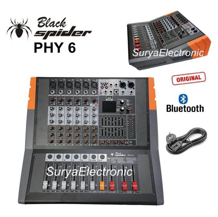 Mixer Power Black Spider PHY6 New Model | Lazada Indonesia