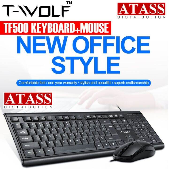 T-WOLF T15 T13 TF330 TF500 USB Keyboard / Mouse. LIKE B100 K11 C324 ...