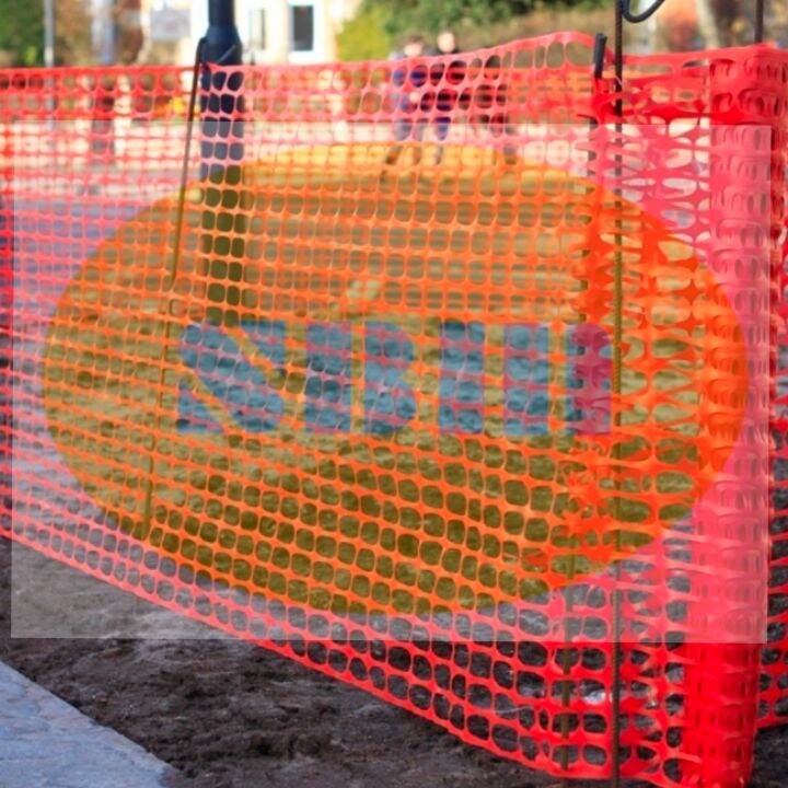 HEAVY DUTY SAFETY NET ORANGE NETTING FENCE BARRIER / FENCING BARRIER ...
