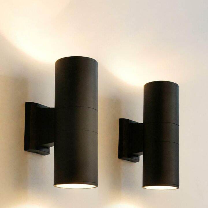 DISTILLATIONSTORE82RE9 Mounted Cylinder Indoor Outdoor Simple Wall Lamp ...