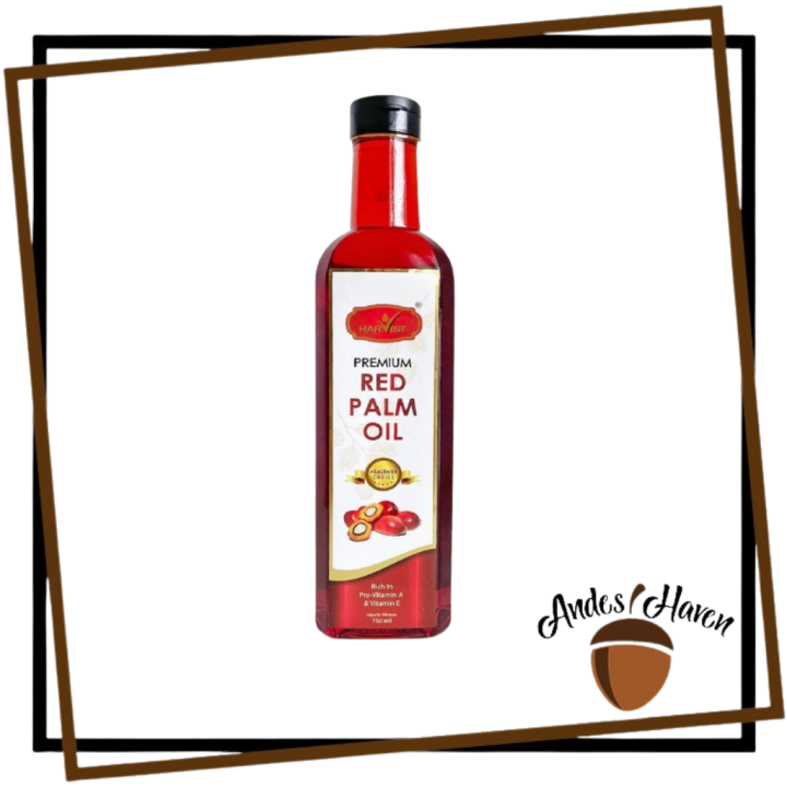 【Harvist】Premium Red Palm Oil - 750ml | Lazada