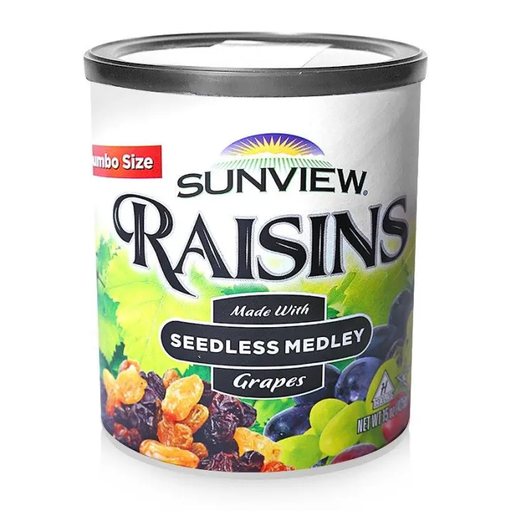 [Support Local] Sunview Raisin Seedless Medley Grape Jumbo Size 425g ...
