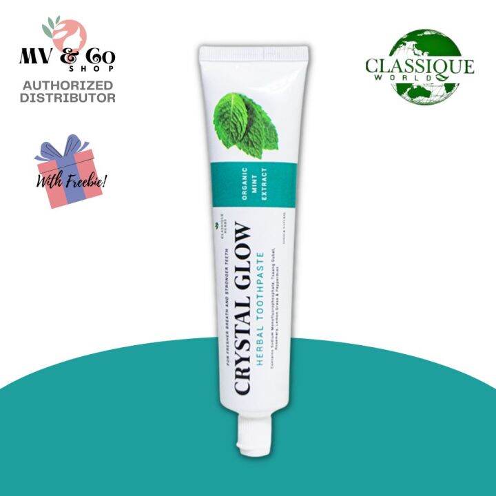[MV & Co Shop] CRYSTAL GLOW TOOTHPASTE By Classique World / Anti ...