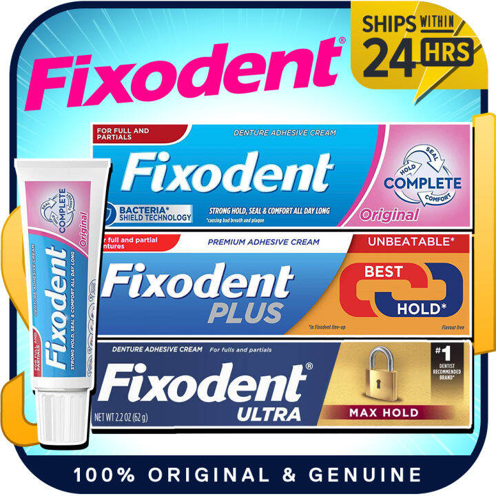 Fixodent Complete Original | Plus | Ultra | Lazada