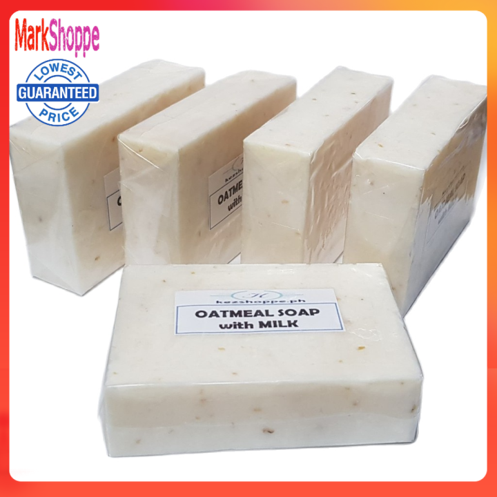 【MARK】 Oatmeal Soap With Milk Beauty Soap Exfoliating Smoothens skin ...
