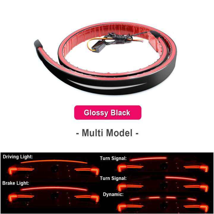 Universal Car Brake Light LED Turn Signal Running Stop Driving Warning ...