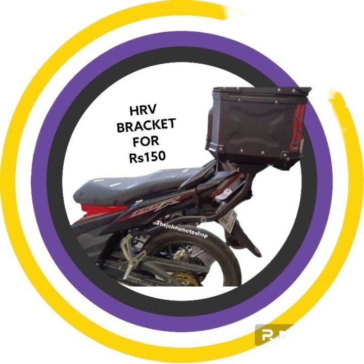 MOTORCYCLE TOP BOX HRV BRACKET FOR HONDA RS 150 / VPERMAN (POWDER ...