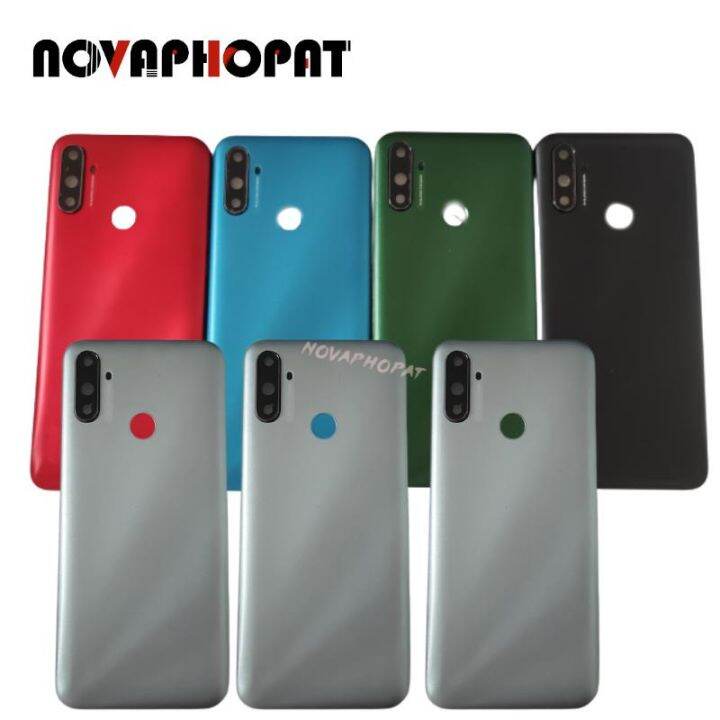 For Realme C3 RMX2020 Back Cover Battery Door Rear Case Panel Back ...