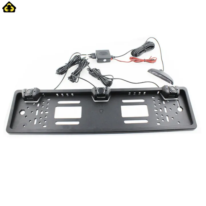 Car Parking Sensor Kit Auto Reversing System European License Plate ...