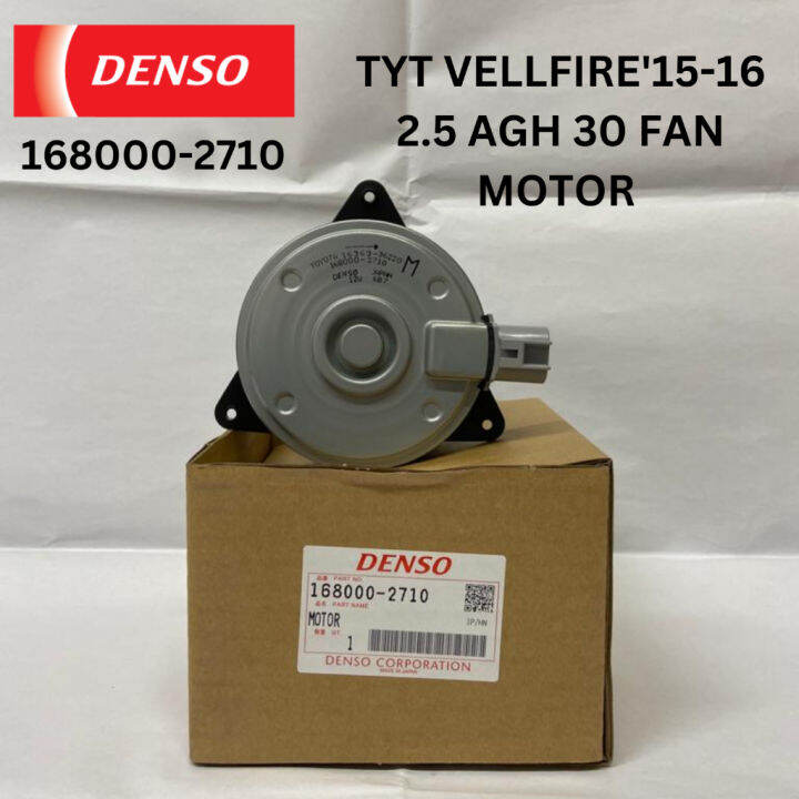 168000-2710 TOYOTA VELLFIRE 2015-2016 2.5 AGH30 RADIATOR FAN MOTOR ...