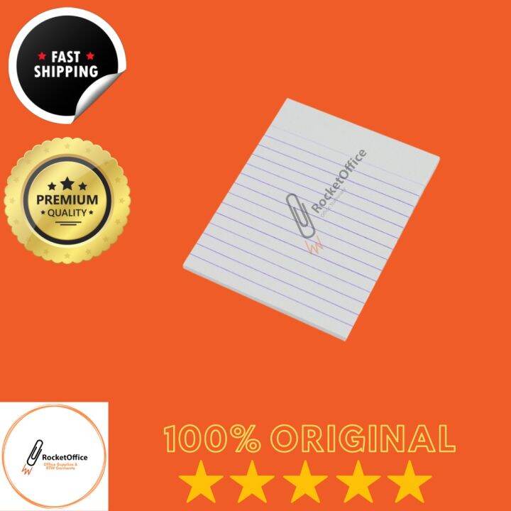 1/4 Quiz Booklet Paper Fox 50 Sheets Pad | Lazada PH