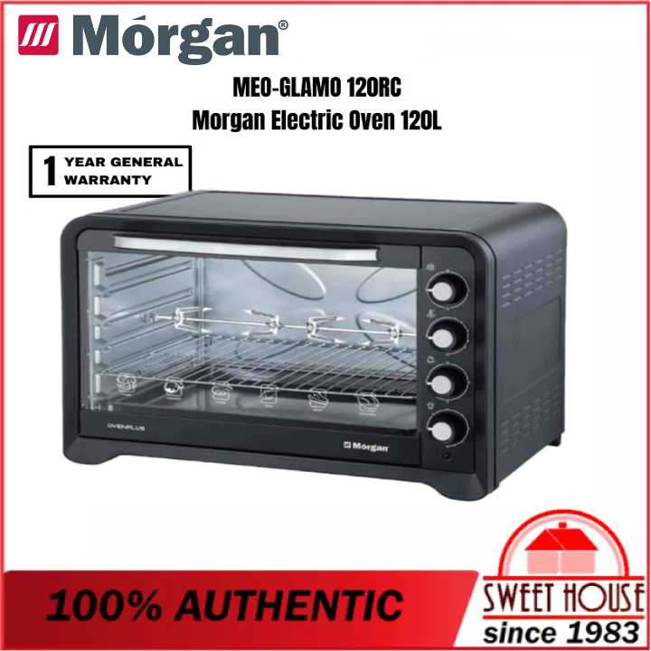 MORGAN Electric Oven MEO-GLAMO 120RC (120L) Large Capacity Rotisserie ...