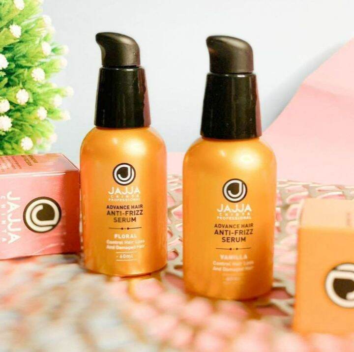 JAJJA ANTI-FRIZZ HAIR SERUM, SERUM VANILLA, ANTI KUTU SHAMPOO ORI HQ ...