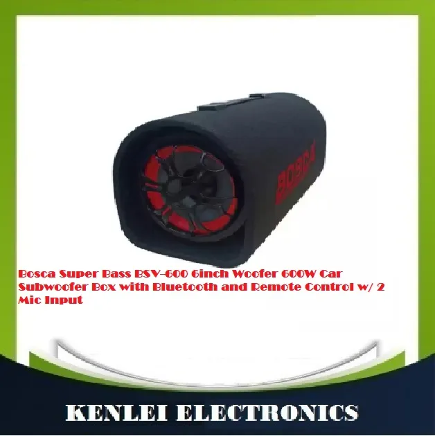 Bosca Super Bass BSV-600 6inch Woofer 600W Car Subwoofer Box with ...