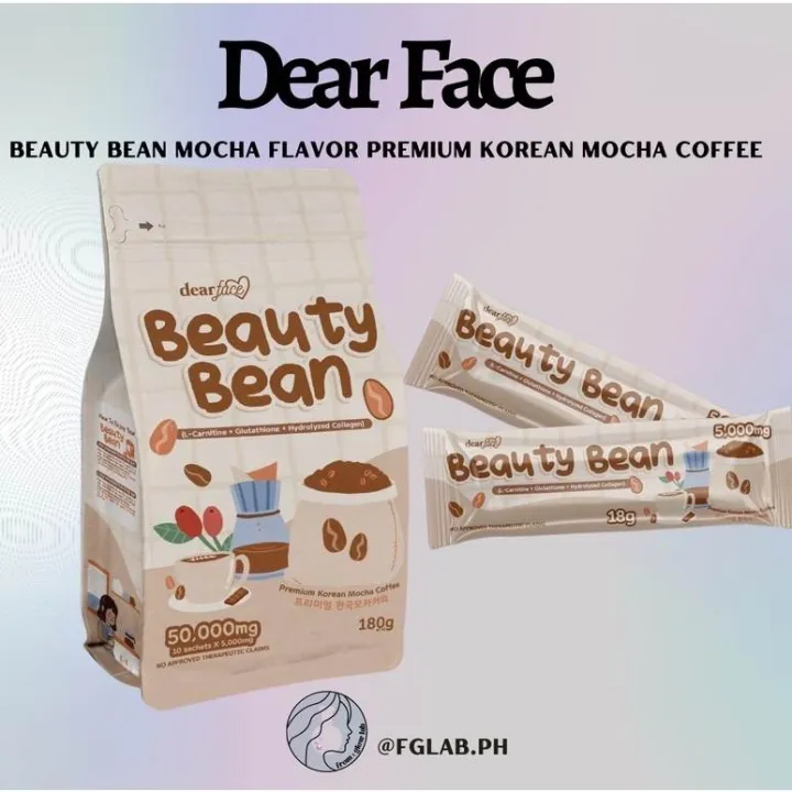 [𝗢𝗡-𝗛𝗔𝗡𝗗] Dear Face Beauty Bean Mocha Flavor PREMIUM KOREAN MOCHA ...
