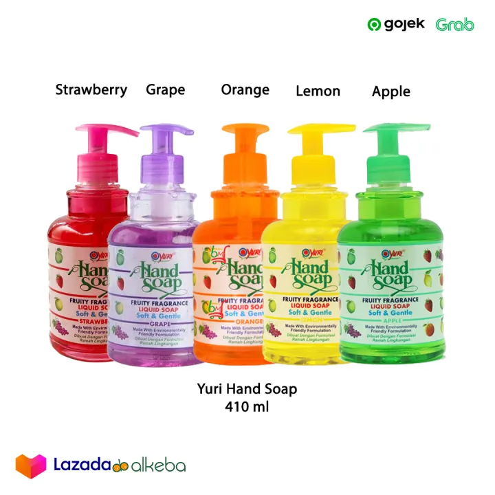 HAND SOAP YURI 410 ml Botol Pump handwash sabun cuci tangan | Lazada ...