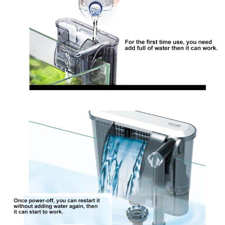 Jeneca XP-03 XP-03B Hanging Water Filter with oil skimmer 悬挂式瀑布过滤器 Pam ...