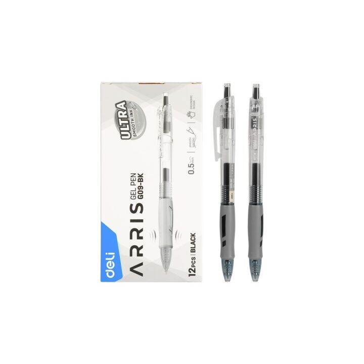 HBT Deli EG09-BK - Arris Gel Pen 0.5mm Black (1PC) 79EG09BK | Lazada PH