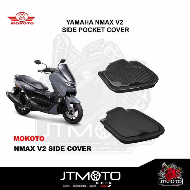 JTMOTO YAMAHA NMAX V2 V2.1 SIDE POCKET MOTO-8216 / 6D VOLT COMPARTMENT ...