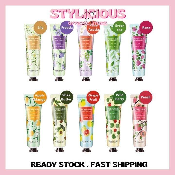 MAYCREATE Moisturizing Perfumed Essence Hand Cream - 30G (ST) | Lazada