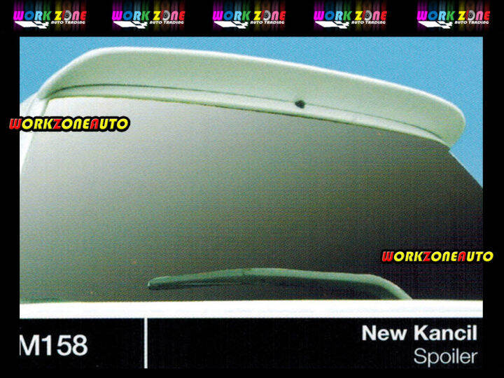 M158 Perodua New Kancil Top Fiber Spoiler Body kit Bodykit | Lazada