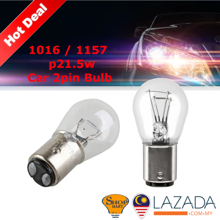 1PCS 1016 / 1157 / P21W 12V Car Light Bulbs Brake Lamp Bulb Lampu Brek ...
