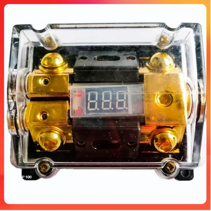 Car Audio Amplifier Fuse Holder Audio Distribution Fuse Block 100A 1 ...