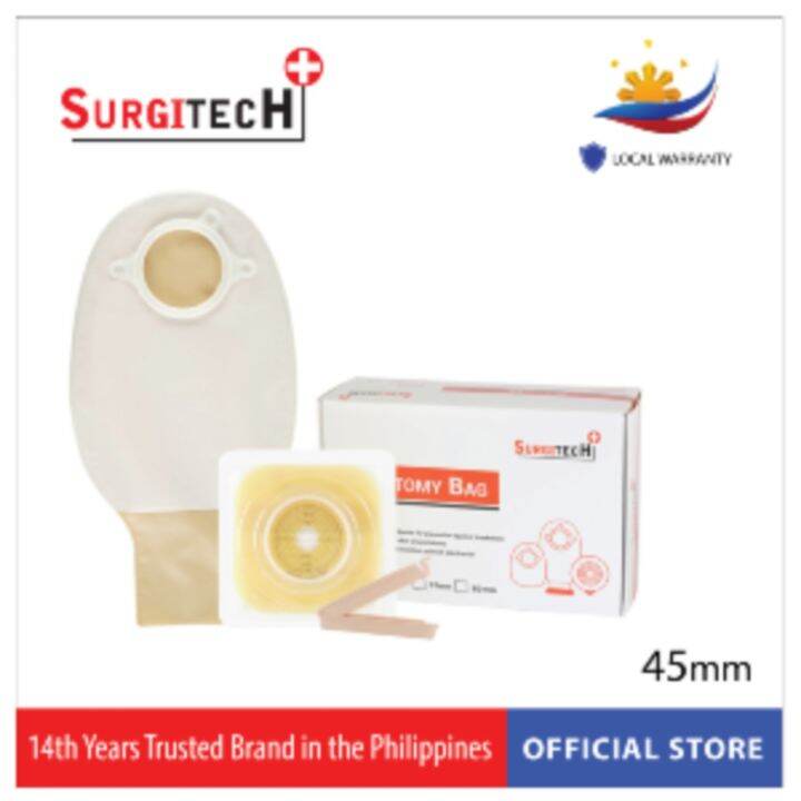10 pcs Surgitech Colostomy Bag 45mm | Lazada PH