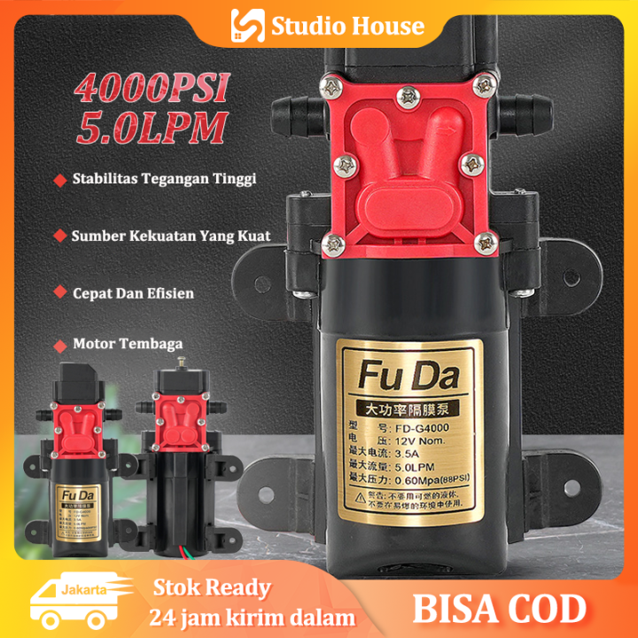 Alat Cuci Motor Mobil AC Steam Steamer Stim Mini Pompa DC 12 Volt 3.5 A ...