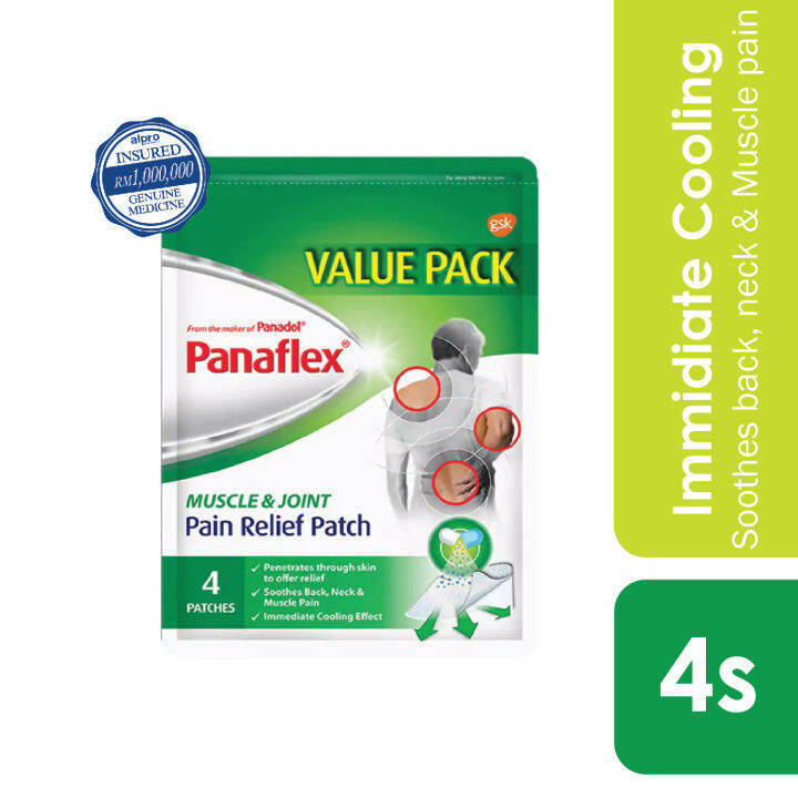 Panaflex Pain Relief Patch (4s) | Lazada