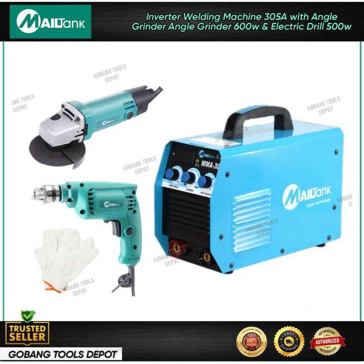 MAILTANK 305Amp Inverter Welding Machine SH-83 with Angle Grinder 600W ...
