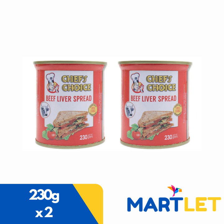 Chef's Choice Beef Liver Spread, 230g, Set of 2 | Lazada PH