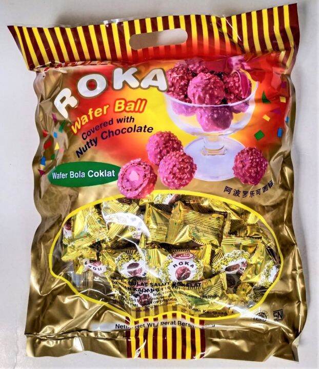 Roka Apollo Wafer Bola Coklat 70 Pcs | Lazada Indonesia