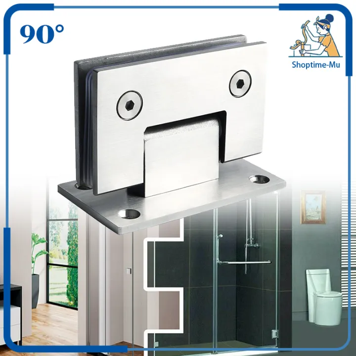 SUS 304 Engsel Pintu Kaca Ke Tembok Shower Hinges Glass Door Engsel ...
